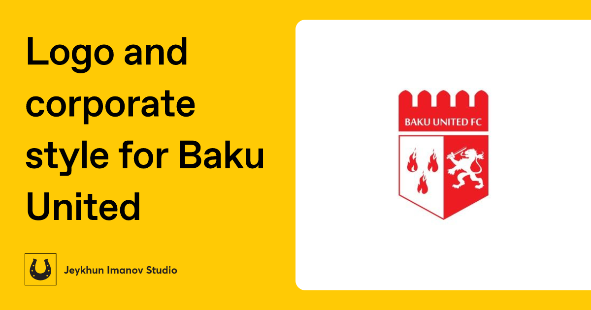 Logo and corporate style for Baku United