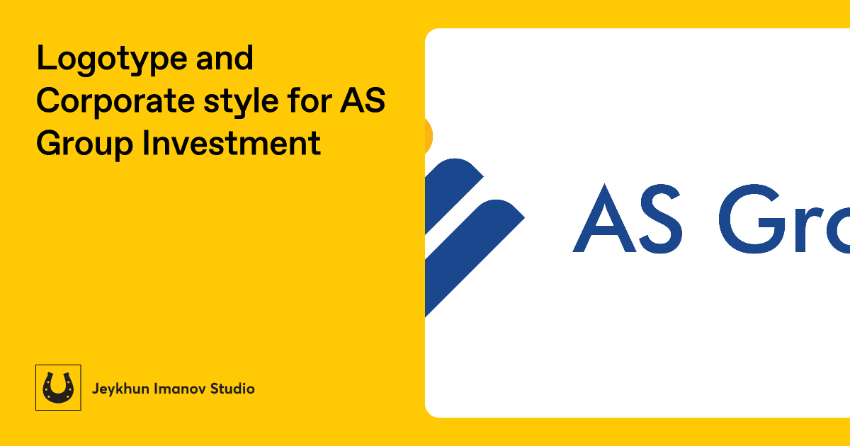 Logotype and Corporate style for AS Group Investment