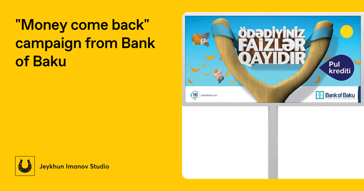 "Money come back" campaign from Bank of Baku
