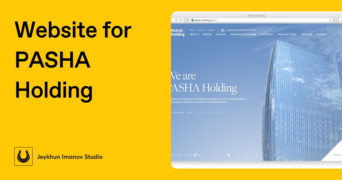 Website for PASHA Holding